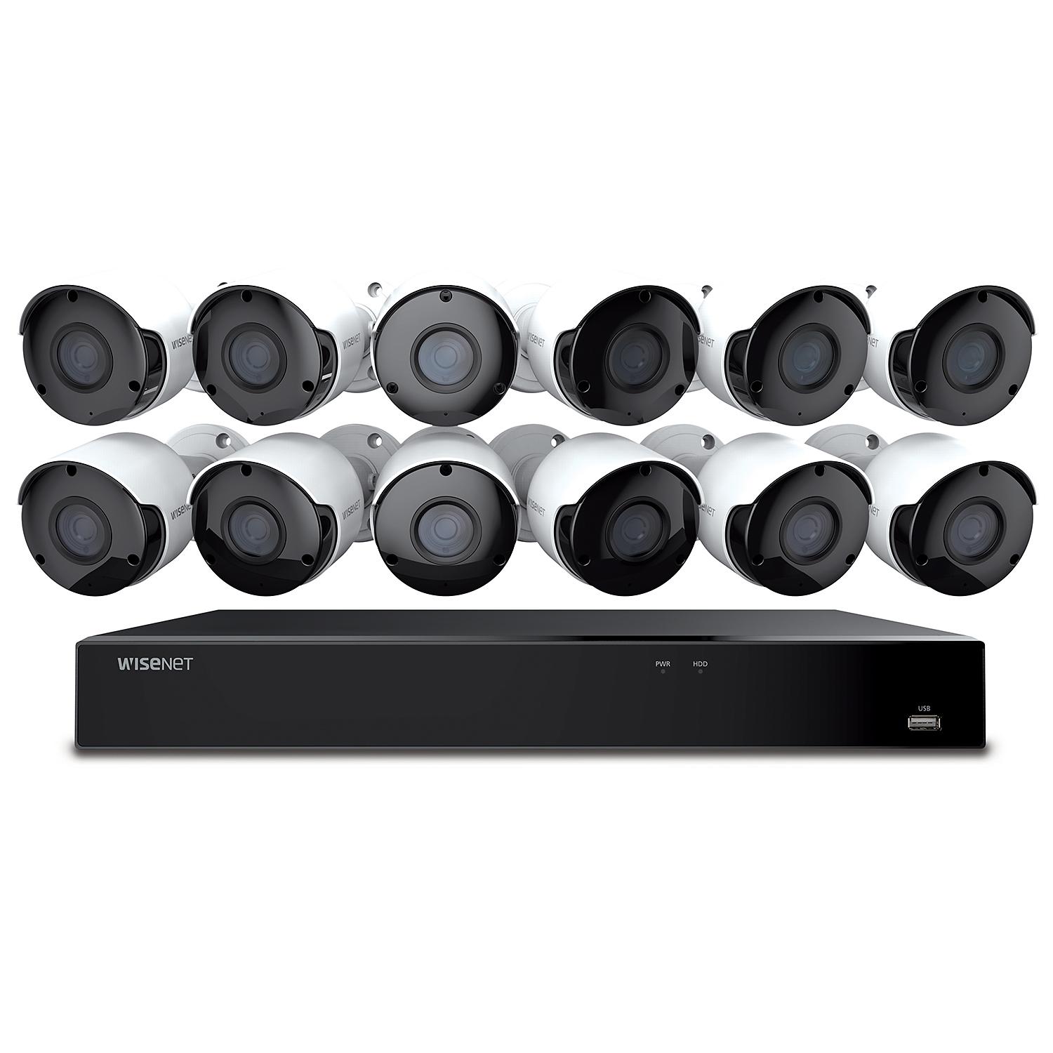 Wisenet 16-Channel 5MP DVR Surveillance System with 2TB Hard Drive ...
